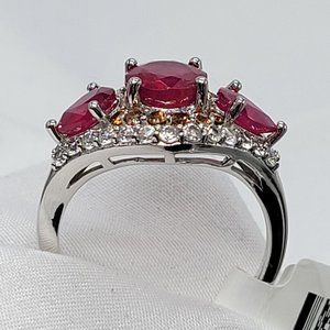 Jewelry | Nwt Sterling Silver Ruby Ring | Poshmark